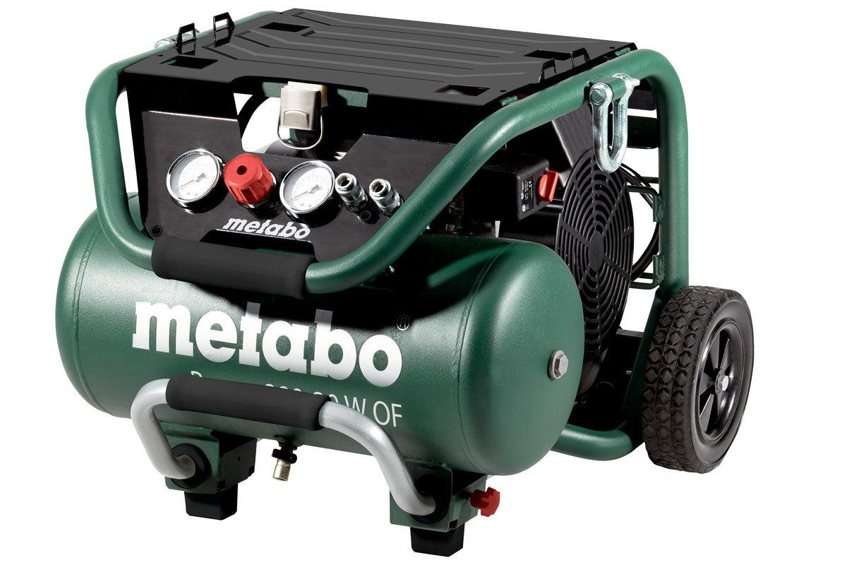 Compresor de embolo sin aceite compacto Metabo Power 400-20 W OF, 230 ...